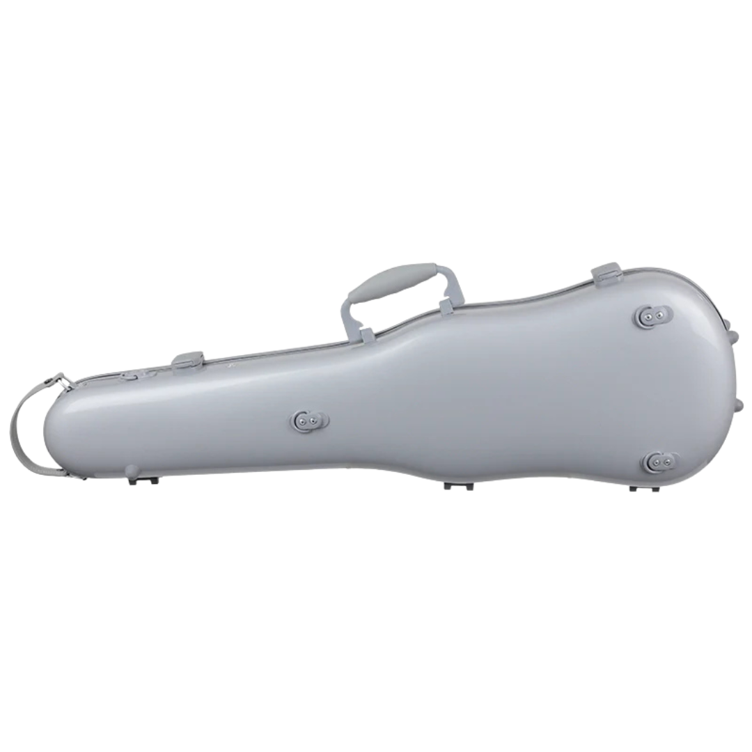 JML Carbon Fibre 1.5 Shaped Violin Case Silver 4/4 – Simply for Strings