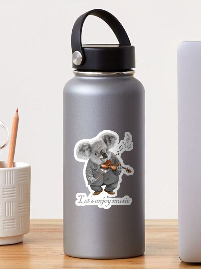 Sticker - Koala playing Violin – Simply for Strings