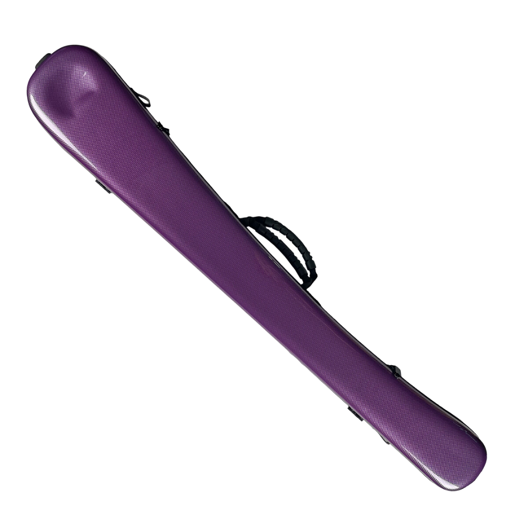 Vivo Double Bass Bow Case for 2 French or German Style Bows Textured P – Simply for Strings