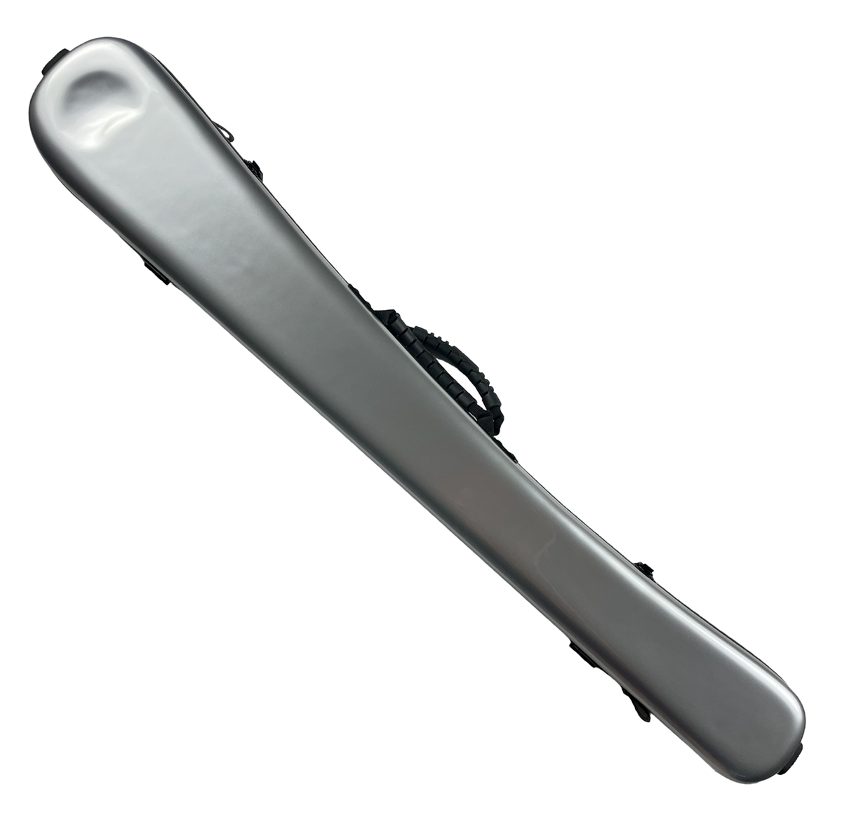 Vivo Double Bass Bow Case for 2 French or German Style Bows Silver – Simply for Strings