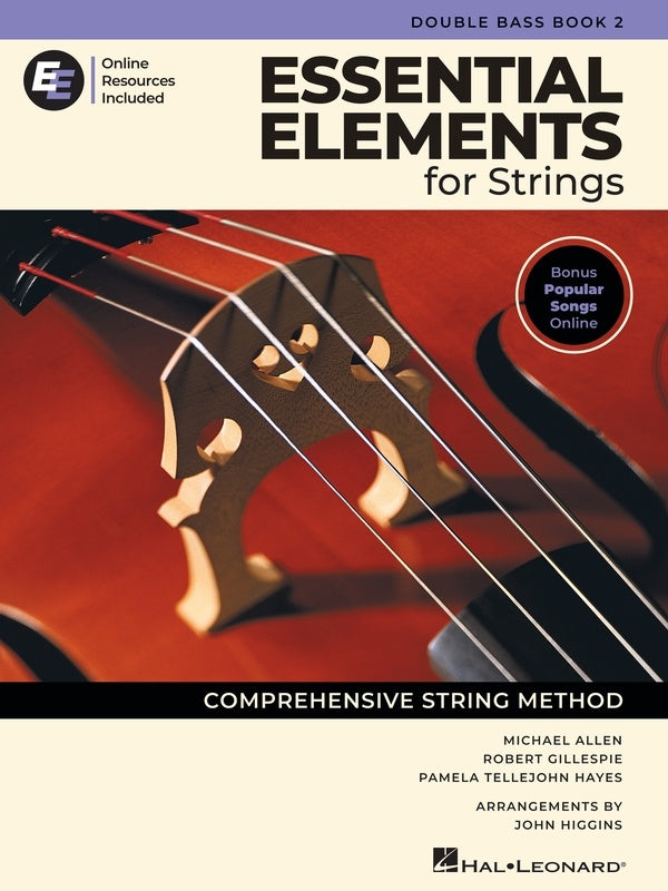 Essential Elements Book 2 Double Bass (New Edition) – Simply for Strings