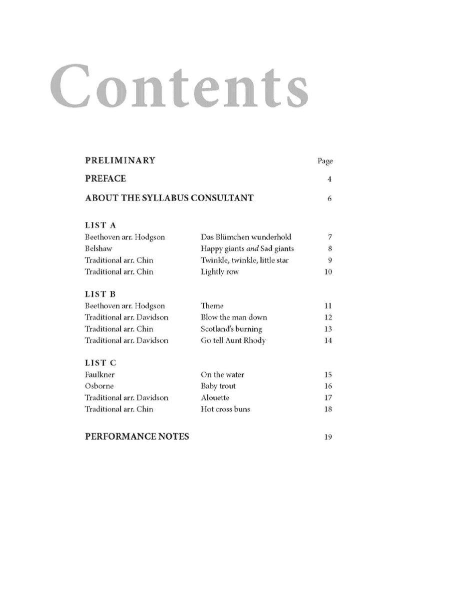 AMEB Double Bass Series 1 Preliminary – Simply for Strings