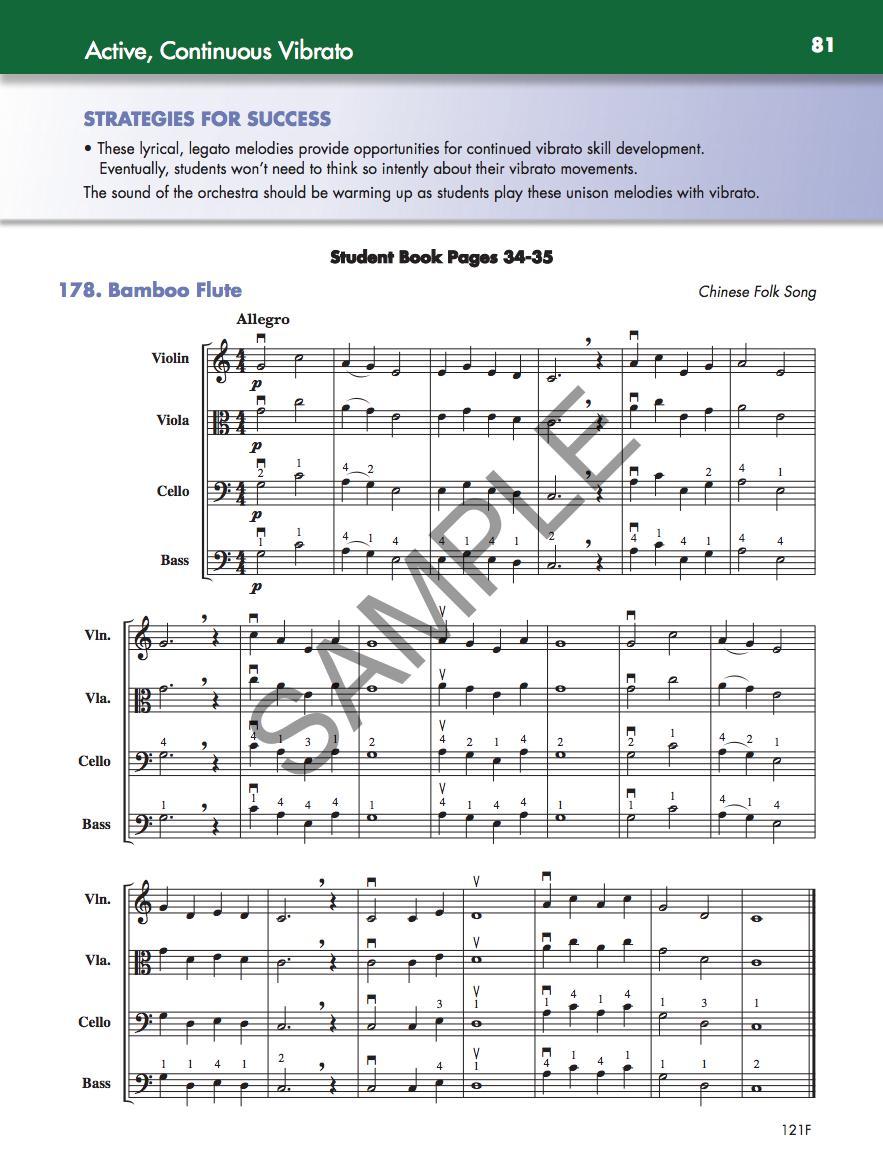 Vibrato Basics Teacher Score – Simply for Strings