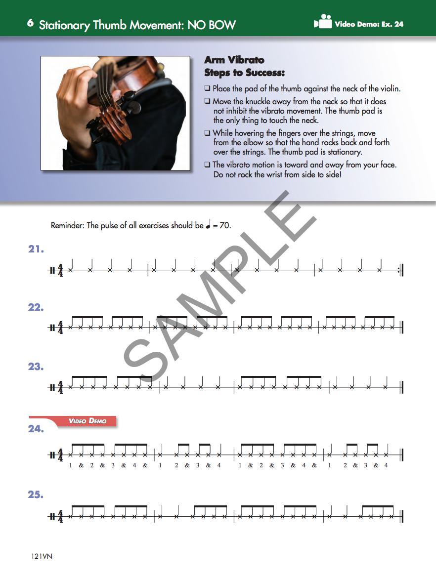 Vibrato Basics Violin – Simply for Strings