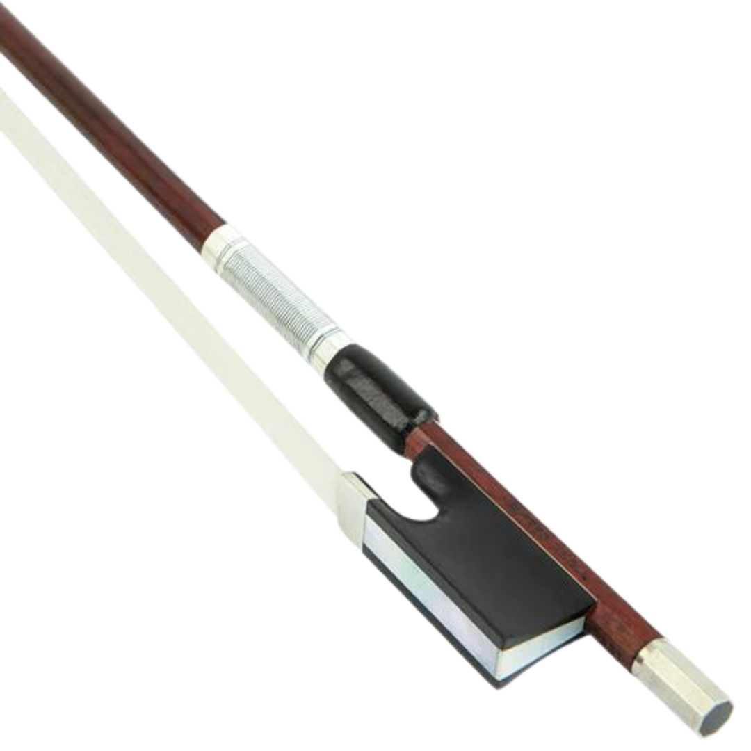 Alfred Knoll Dodd Model Pernambuco Silver Mounted Violin Bow and Round ...