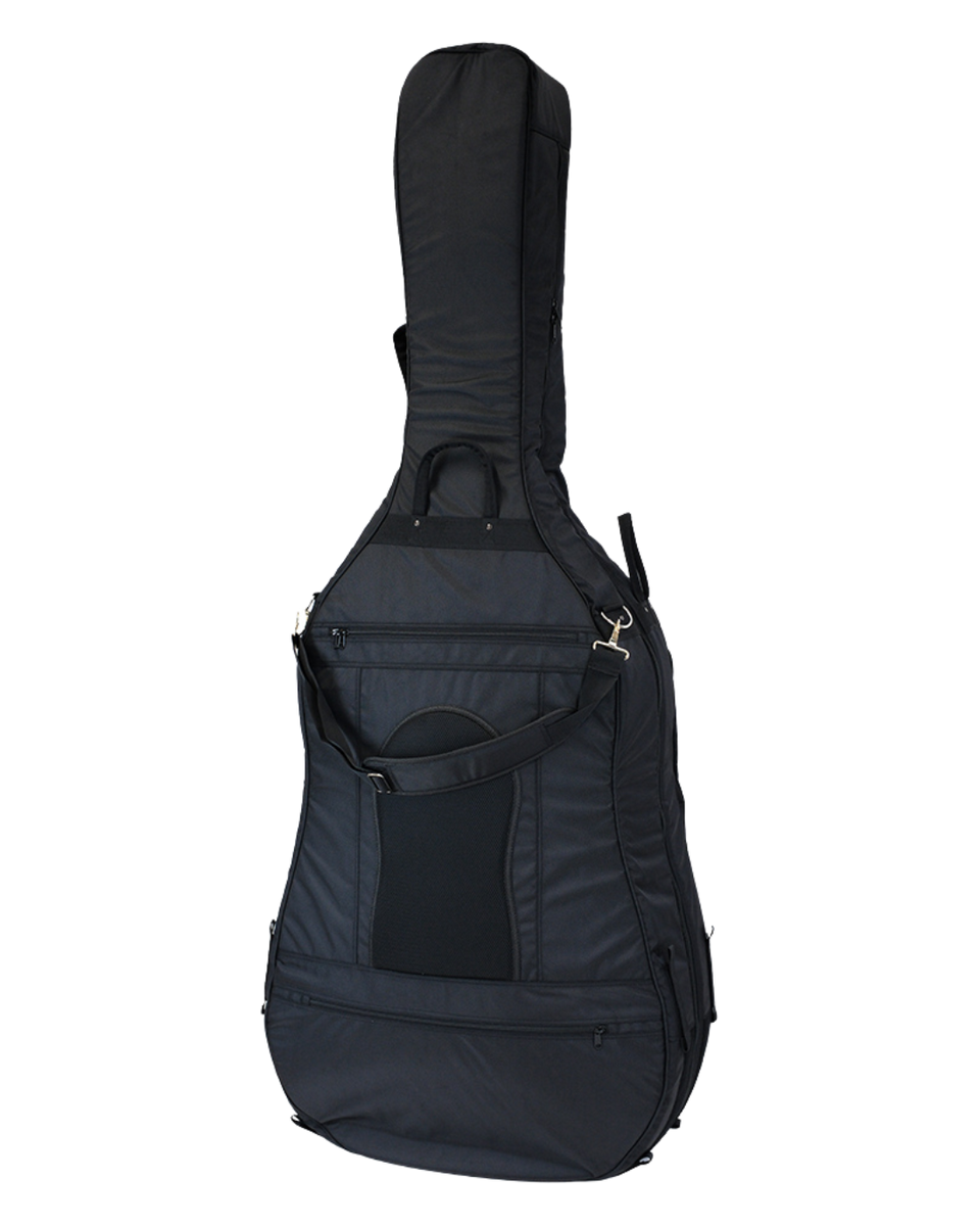 HQ Ultra-Pro Double Bass Bag with Wheel System 3/4 Black – Simply for ...