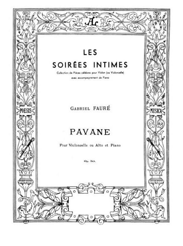 Faure, Pavane Op. 50 for Viola Piano (Leduc) – Simply for Strings