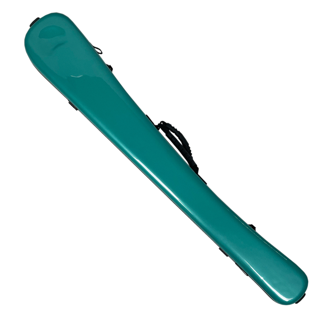 Vivo Double Bass Bow Case for 2 French or German Style Bows Teal ...