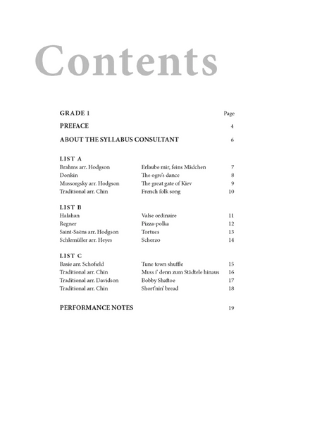 AMEB Double Bass Series 1 Grade 1 – Simply for Strings