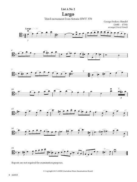AMEB Double Bass Series 1 Grade 4 – Simply for Strings
