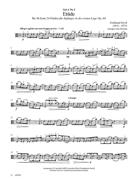 AMEB Viola Series 1 Grade 5 – Simply for Strings