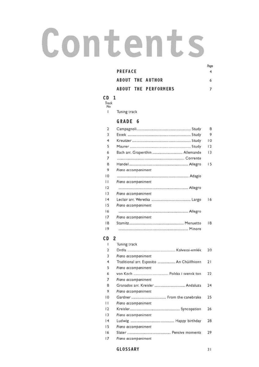 AMEB Violin Series 8 CD and Handbook Grade 6 – Simply for Strings