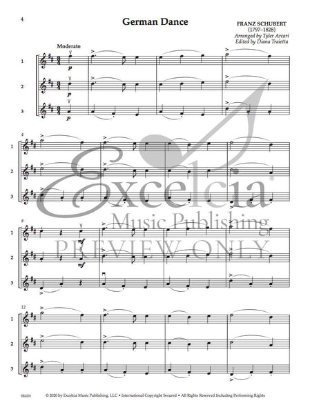 Adaptable Trios for Strings Violin (Excelcia Music Publishing) – Simply ...