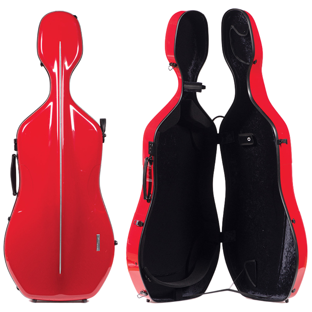 GEWA Air 3.9 Cello Case Red Gloss – Simply for Strings