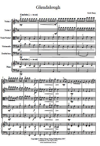 Glendalough (Keith Sharp) for String Orchestra – Simply for Strings