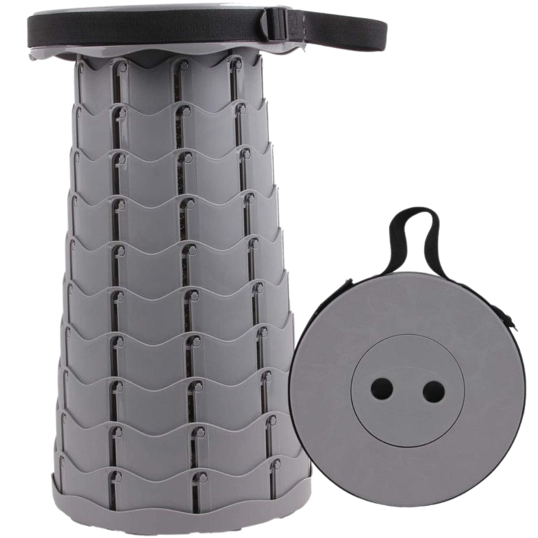 Cello Stool - Round Plastic Adjustable 6.5-44.5cm, Grey – Simply for ...