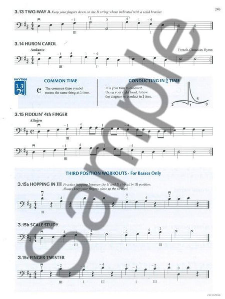 Measures of Success Book 1 with DVD Double Bass – Simply for Strings