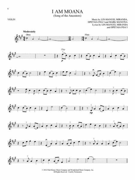 Moana for Violin with Downloadable Backing Tracks – Simply for Strings