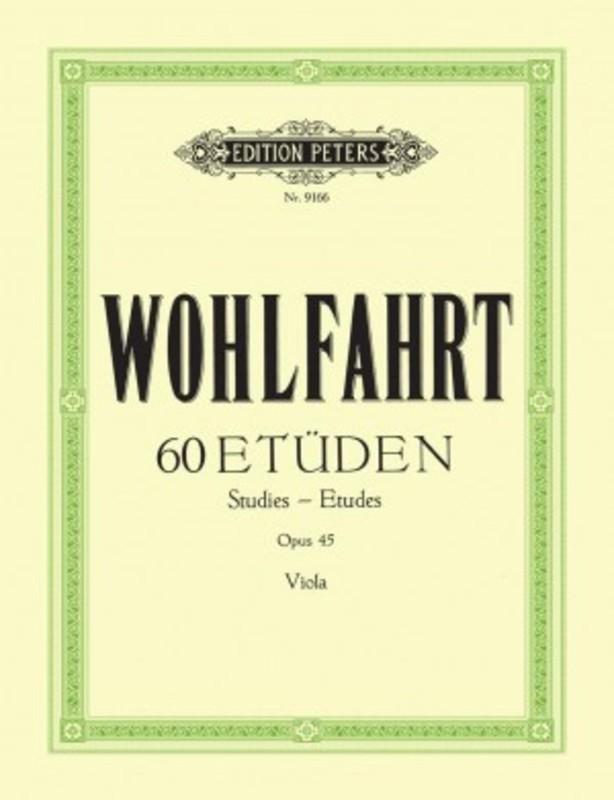 Wohlfahrt, 60 Studies Op. 45 for Viola (Peters) – Simply for Strings